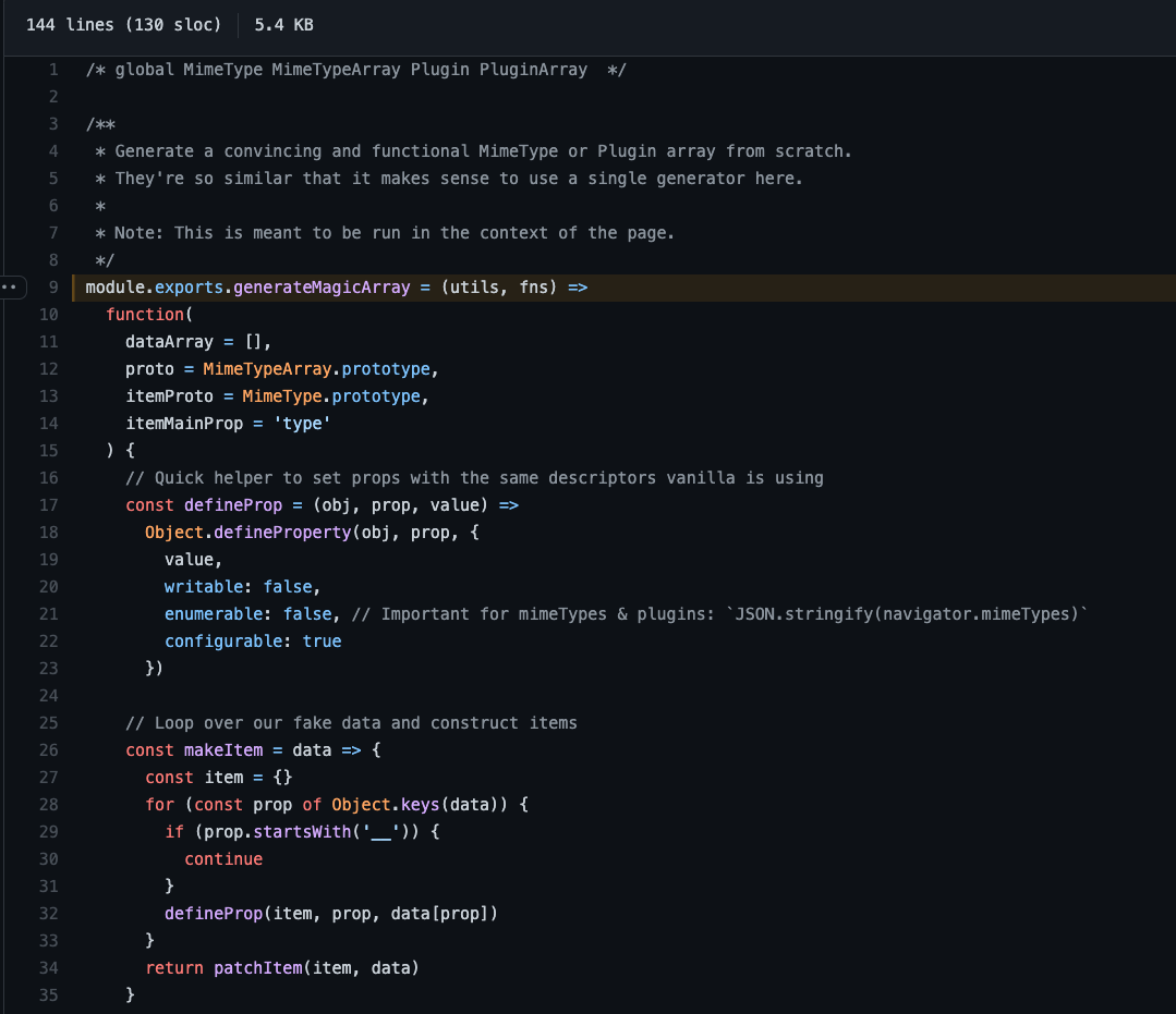 Detecting Headless Chrome's Puppeteer Extra Stealth Plugin with JavaScript Browser Fingerprinting