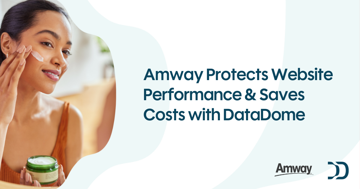 Amway Protects Website Performance & Saves Costs with DataDome
