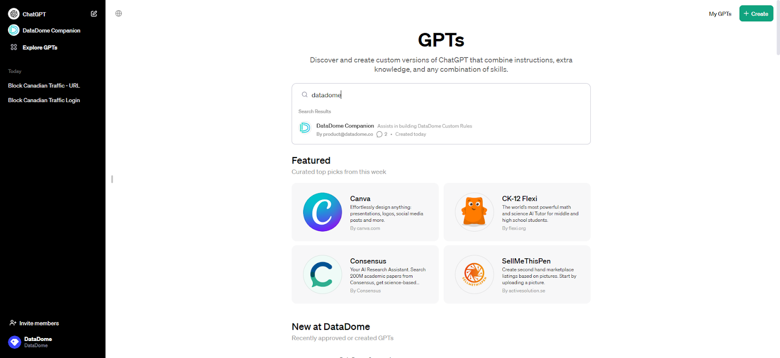 Introducing DataDome Companion: A Powerful New ChatGPT Application to ...