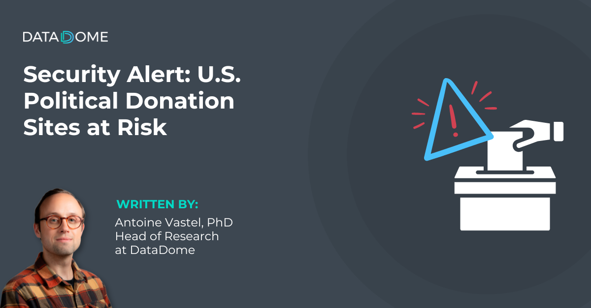 Security Alert: U.S. Political Donation Sites at Risk
